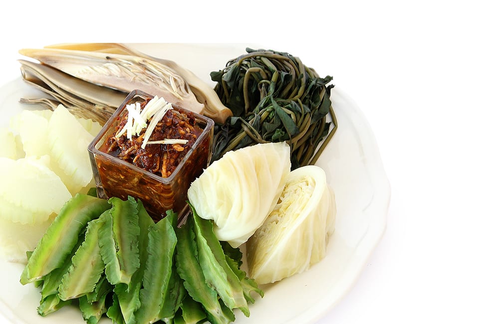 Roasted Chili Relish with Smoked Fish น้ำพริกเผาปลาย่าง