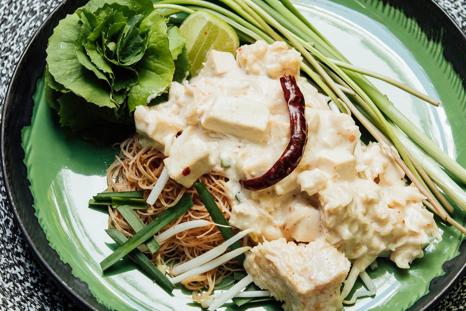 Vegetarian Mee Kati (หมี่กะทิมังสวิรัติ)