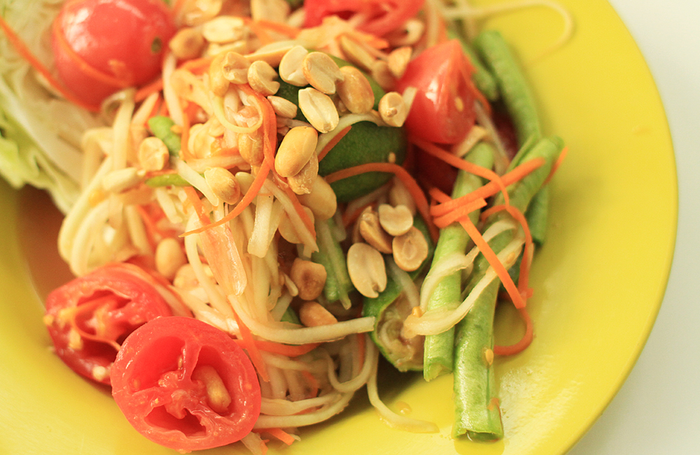 Vegetarian Som Tum (ส้มตำมังสวิรัติ)
