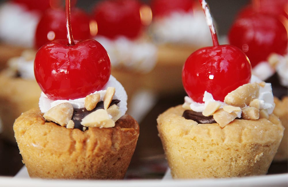 Banana Split Cookie Cups (บานาน่าสปริทคุกกี้คัพ)