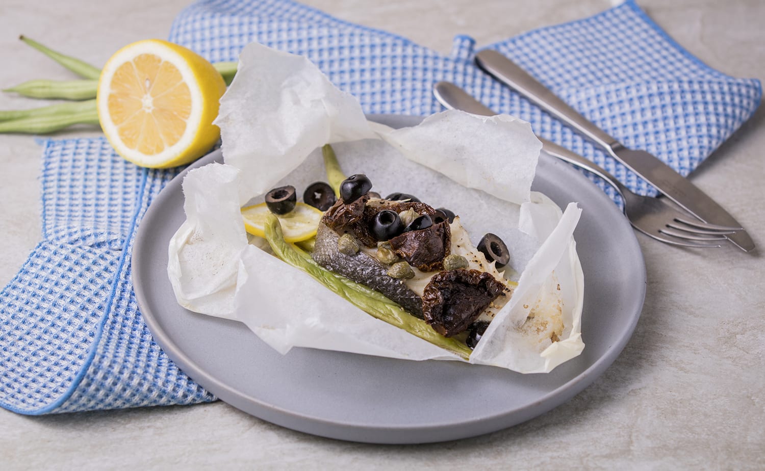 Snow Fish En Papillote (ปลาหิมะในห่อกระดาษ)