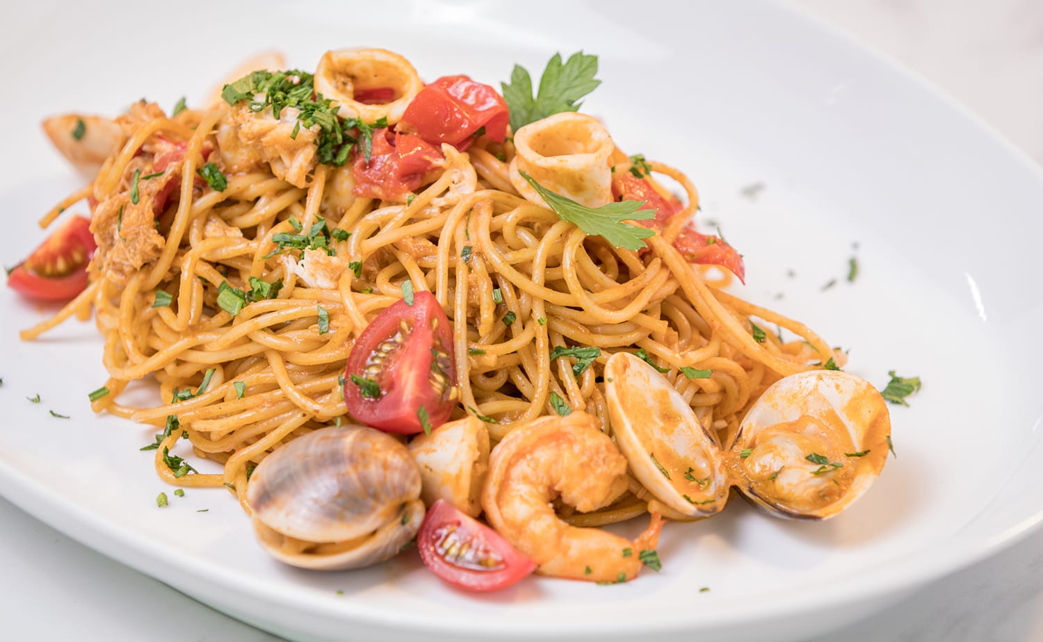 Seafood Spaghettini (ซีฟู้ดสปาเกตตินี)