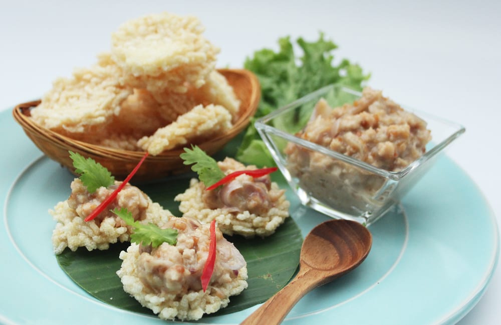 Savory Rice Crackers (ข้าวตังหน้าตั้ง)