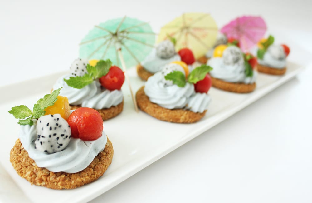 Tropical Fruit Custard Tartlet (ทาร์ตคัสตาร์ดผลไม้เมืองร้อน)