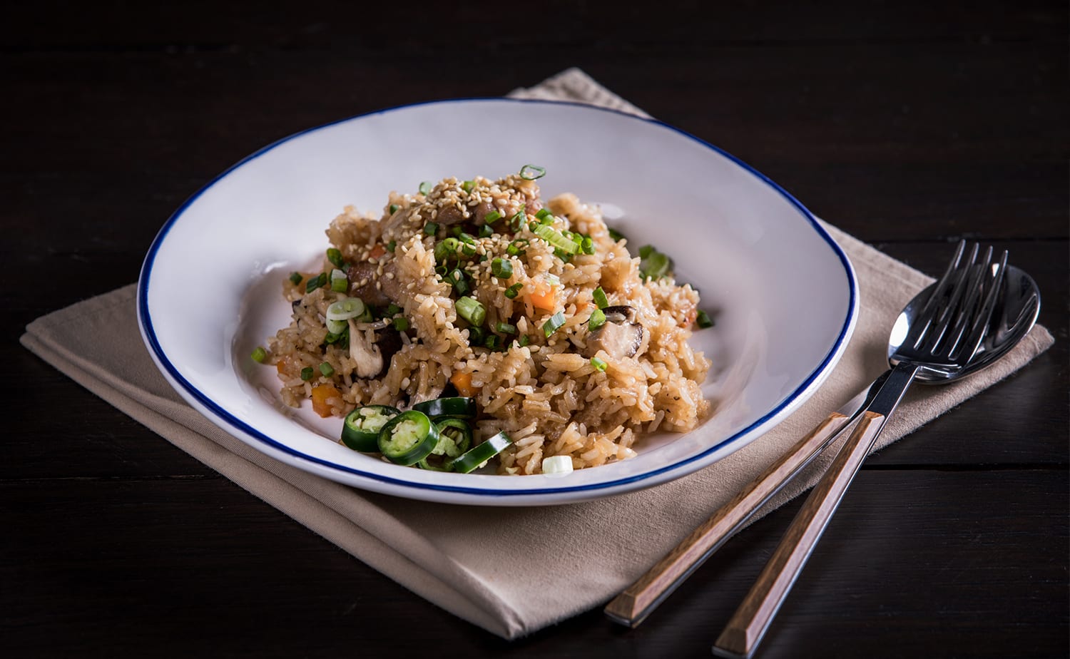 Healthy Fragrant Chicken Rice (ข้าวอบไก่สุขภาพ)