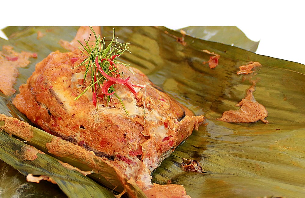 Steamed Mud Fish Curry (ห่อหมกปลาช่อน)