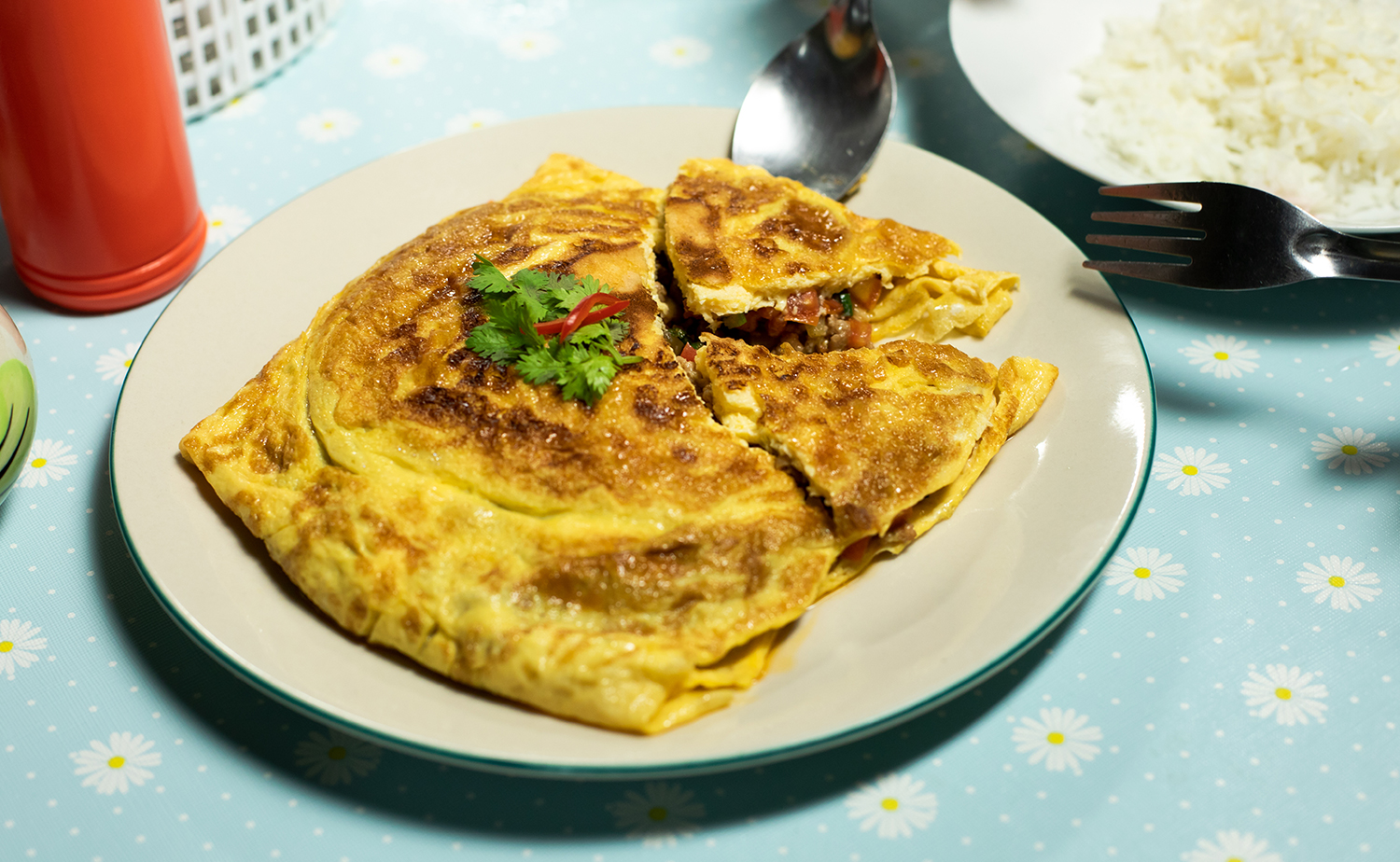 Stuffed Omelette (ไข่ยัดไส้)