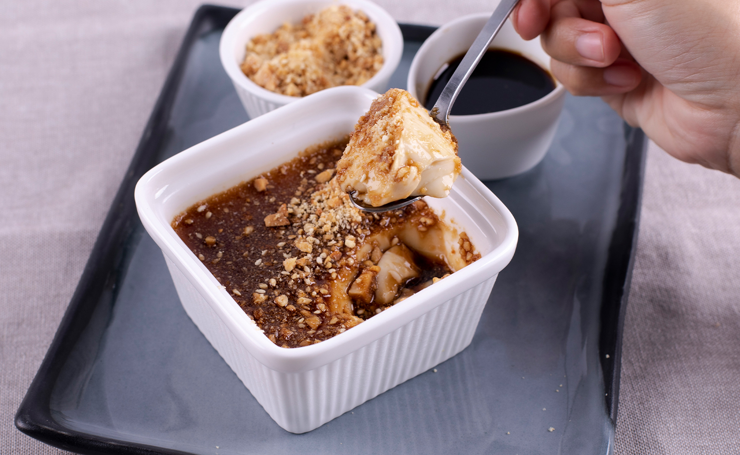 Sweet Soy Pudding (พุดดิงน้ำเต้าหู้)