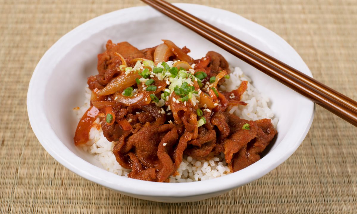 Korean-Styled Pork on Rice (ข้าวหน้าหมูเกาหลี)