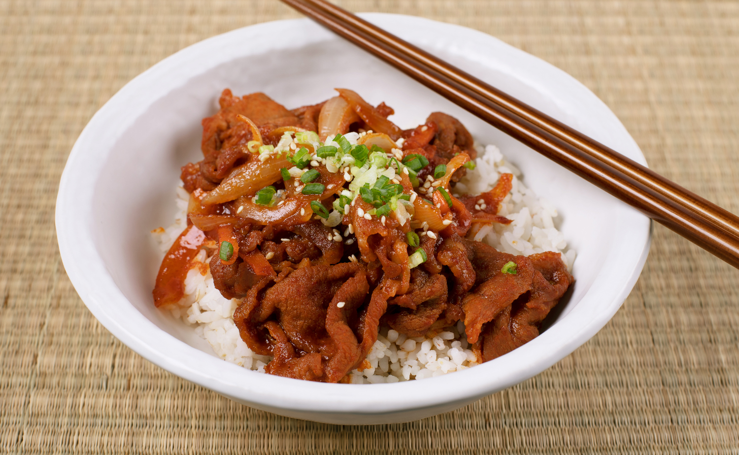 Korean-Styled Pork on Rice (ข้าวหน้าหมูเกาหลี)