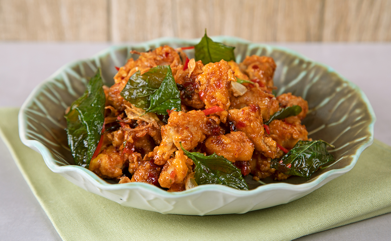 Kaprow Chicken Pop (ไก่ป๊อบรสกะเพรา)