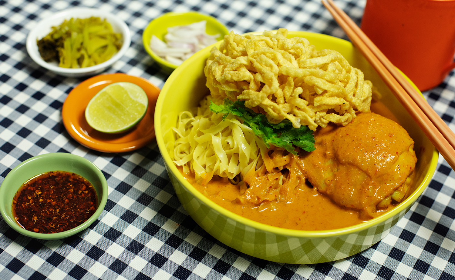 Chicken Khao Soi (ข้าวซอยไก่)