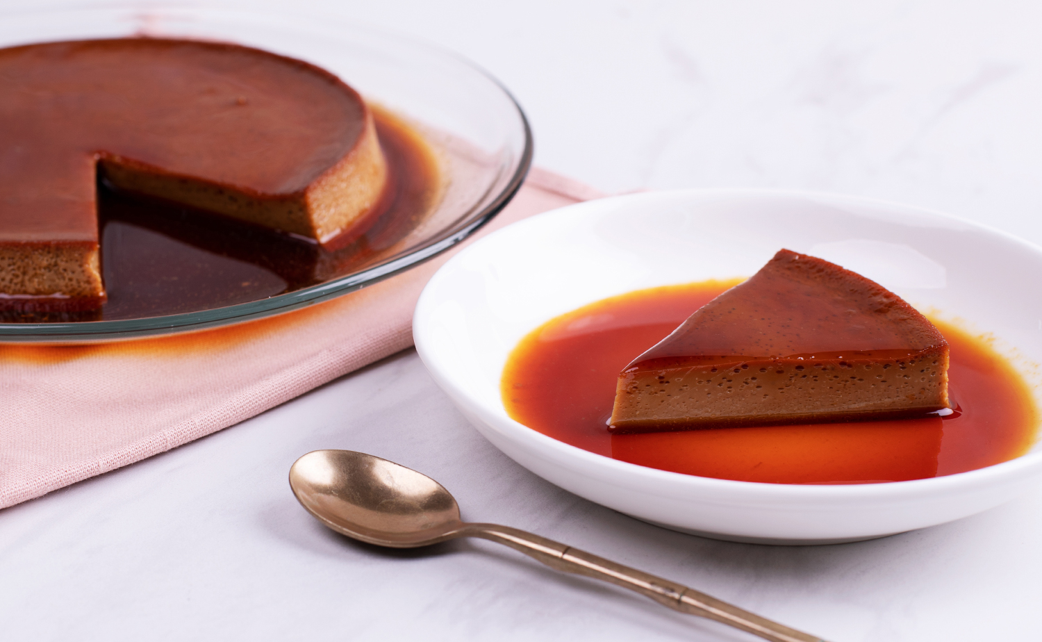 Vietnamese Coffee Flan (คาราเมลคัสตาร์ดกาแฟเวียดนาม)
