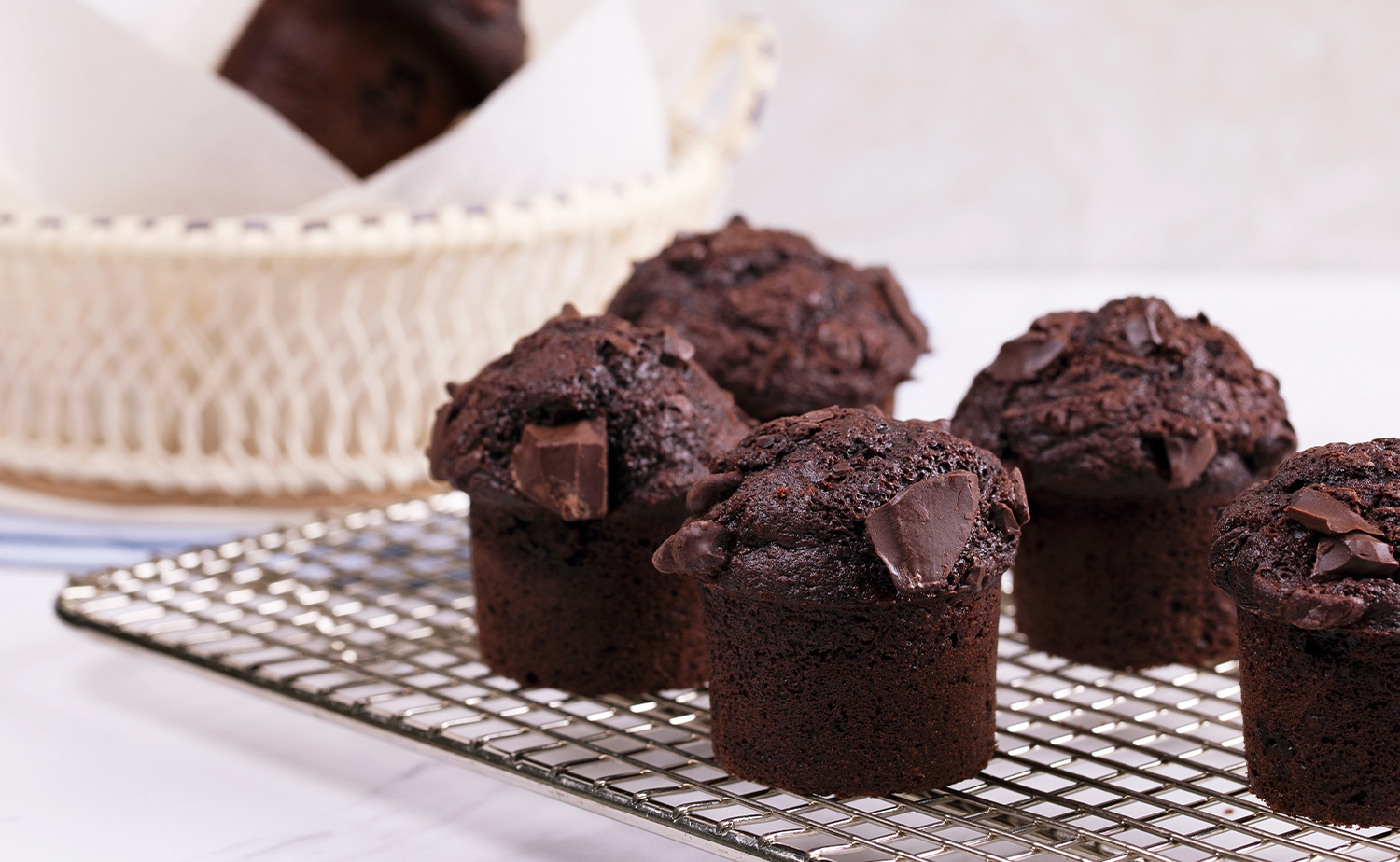 Triple Chocolate Muffin (มัฟฟินช็อกโกแลตสุดฟิน)