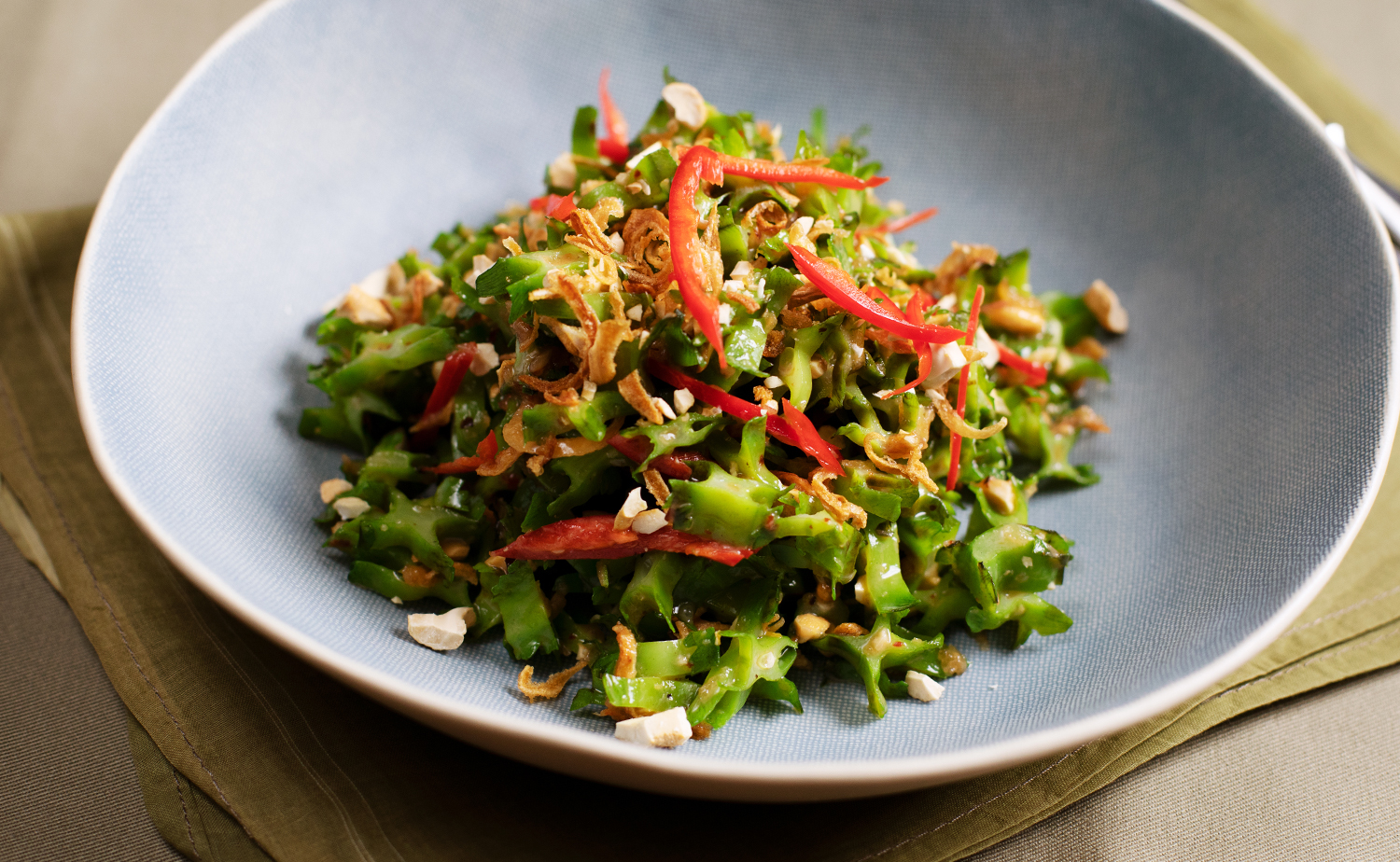 Winged Bean Spicy Salad (ยำถั่วพูมังสวิรัติ)