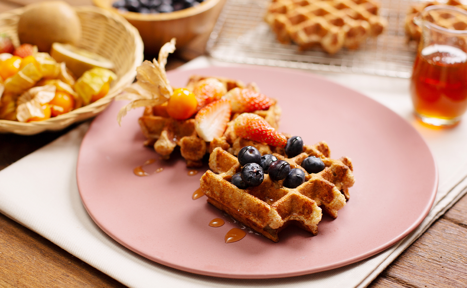 Whole Wheat Waffle (วาฟเฟิลโฮลวีต)