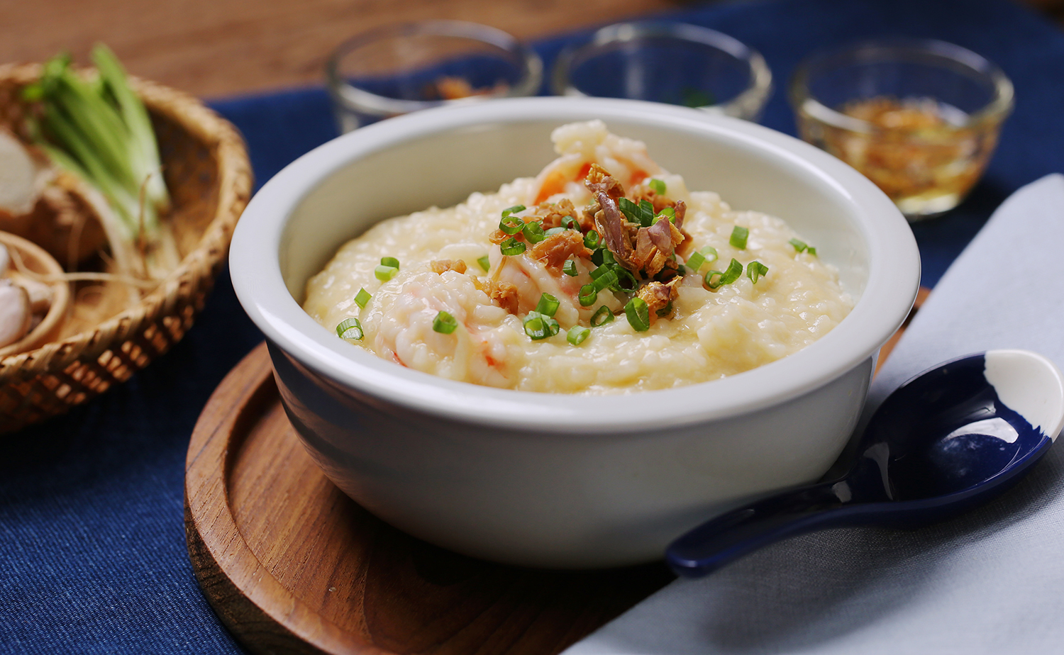 Braised Rice with Prawn (ข้าวตุ๋นกุ้งสด)