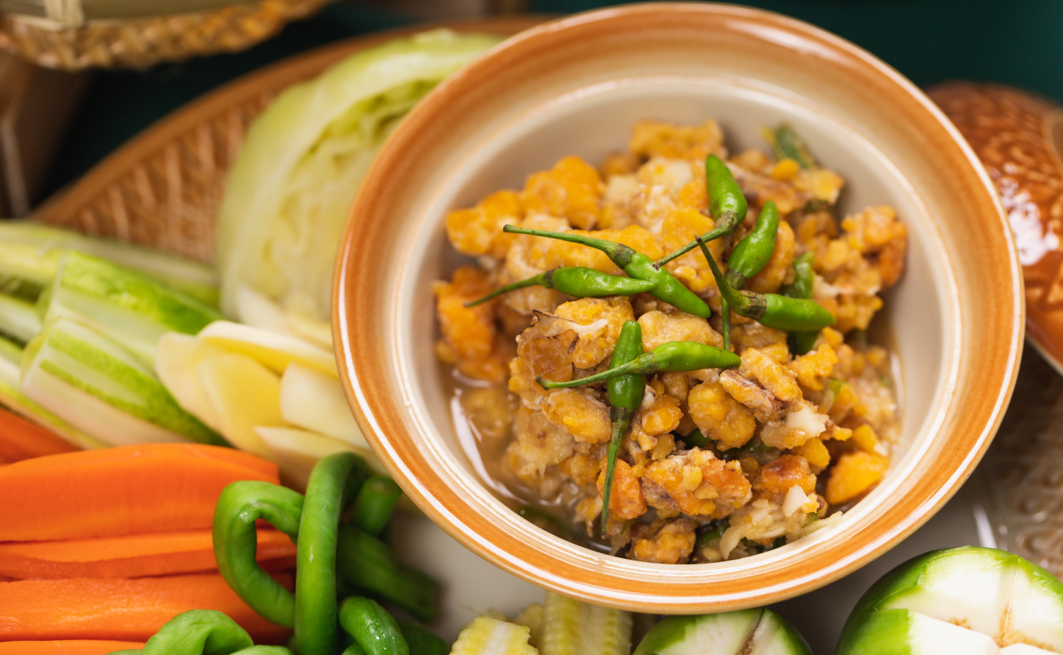 Crab Roe Relish (น้ำพริกไข่ปู)