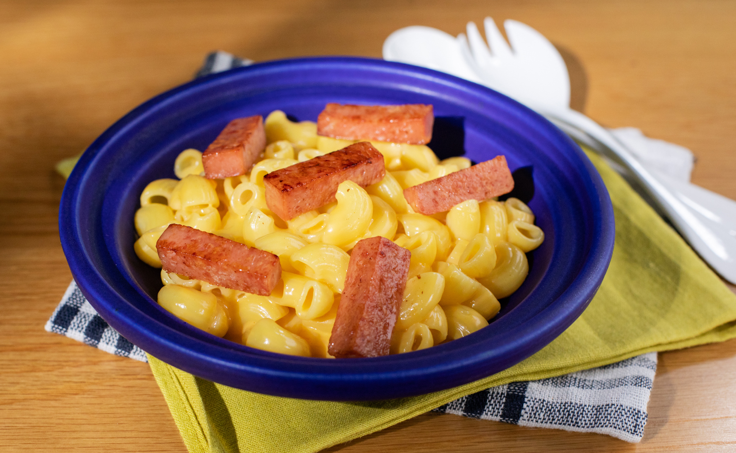 SPAM Mac & Cheese (แมคแอนด์ชีสแฮมกระป๋อง)