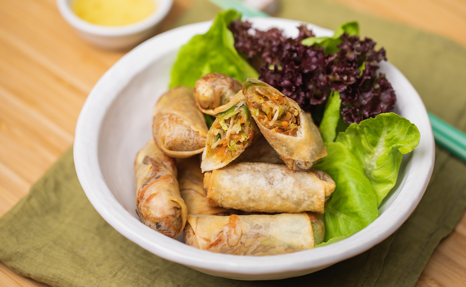 Vegan Spring Roll (เปาะเปี๊ยะทอดเจ)