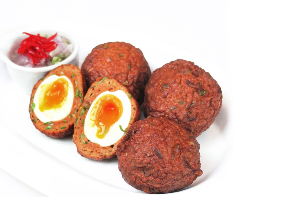 Scotch Egg Styled Fish Cake(ทอดมันห่อไข่)