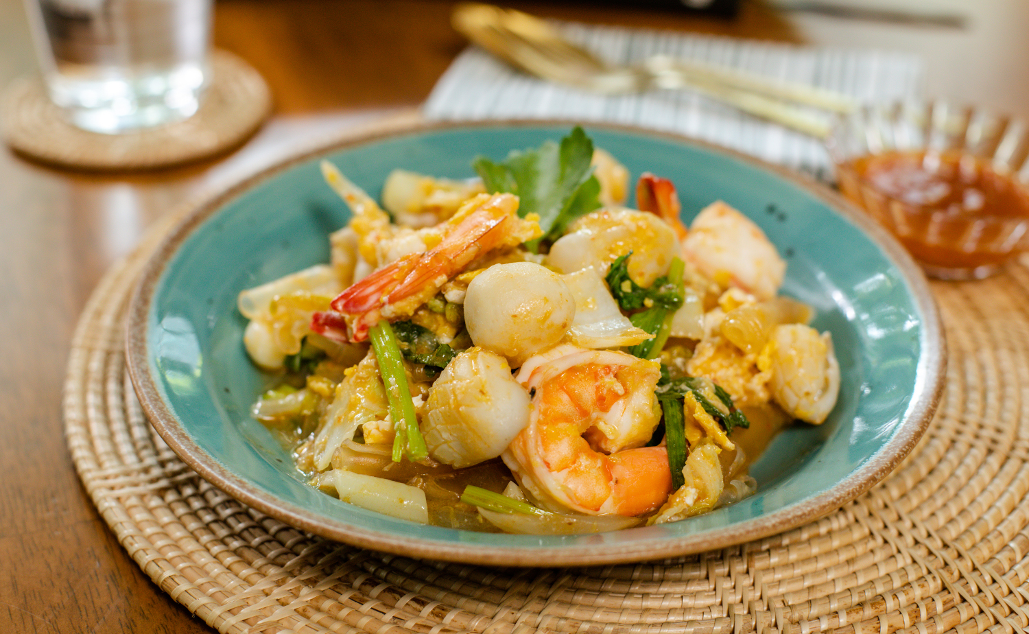 Rolled Rice Noodles (สุกี้เซี่ยงไฮ้ทะเล)