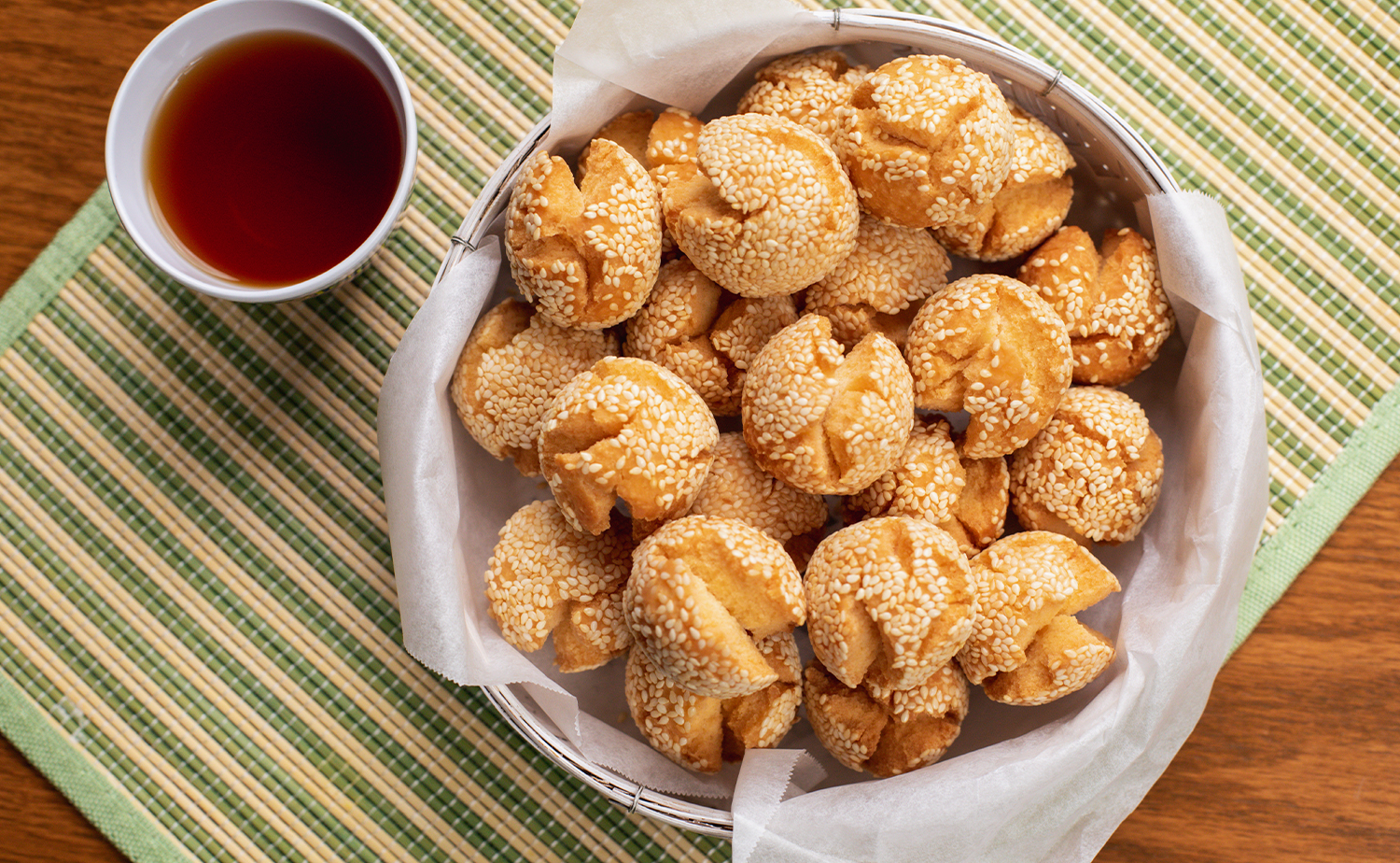 Fried Salted Egg Cookies (แป๊ะยิ้ม)
