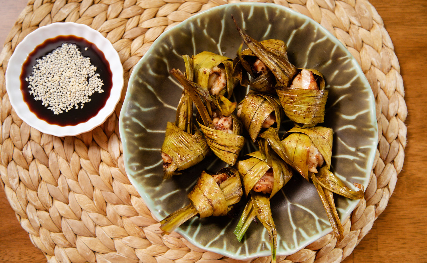 Pandanus Chicken (ไก่ห่อใบเตย)