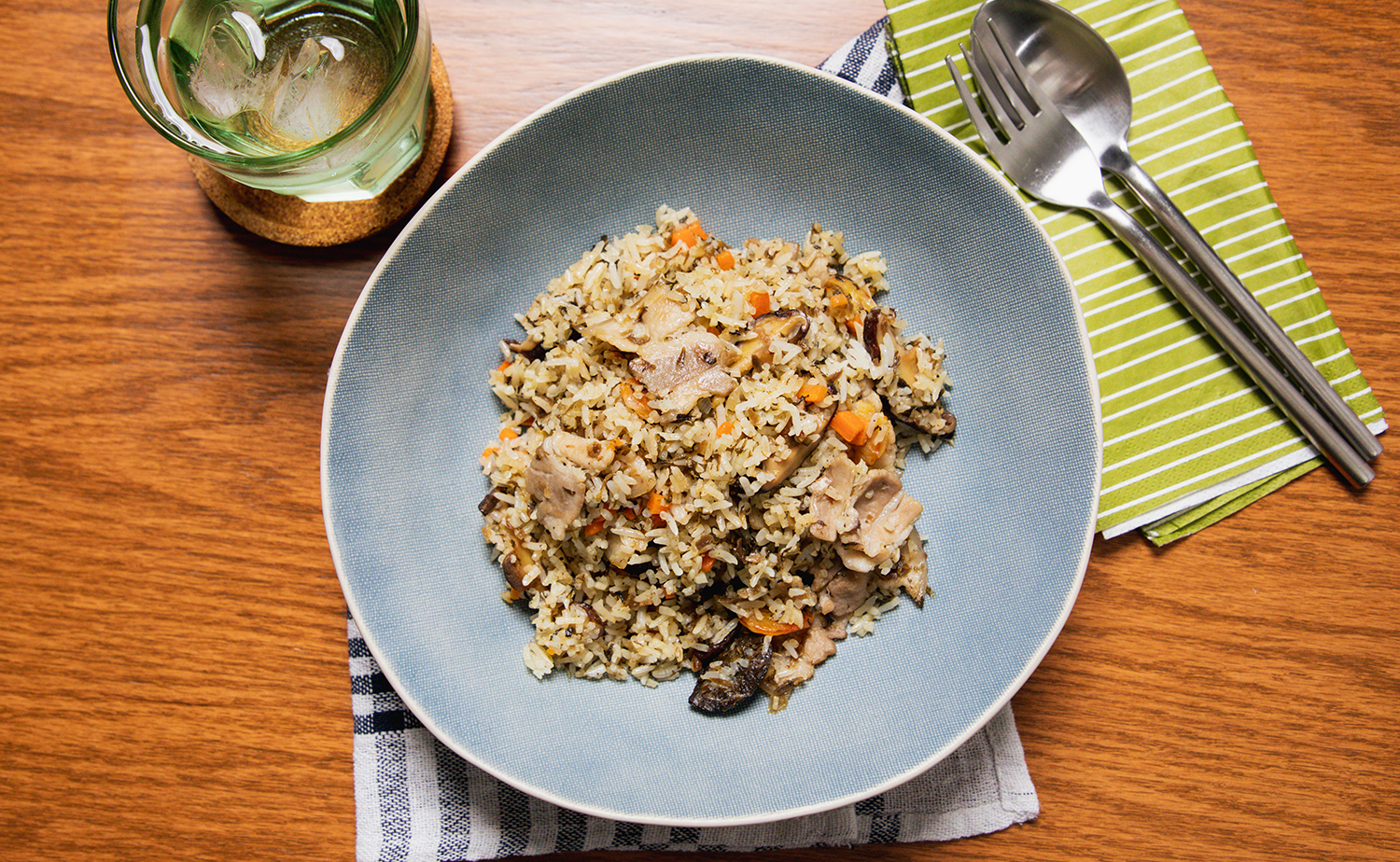 Gan Lan Cai Fried Rice (ข้าวผัดกานาฉ่ายทรงเครื่อง)