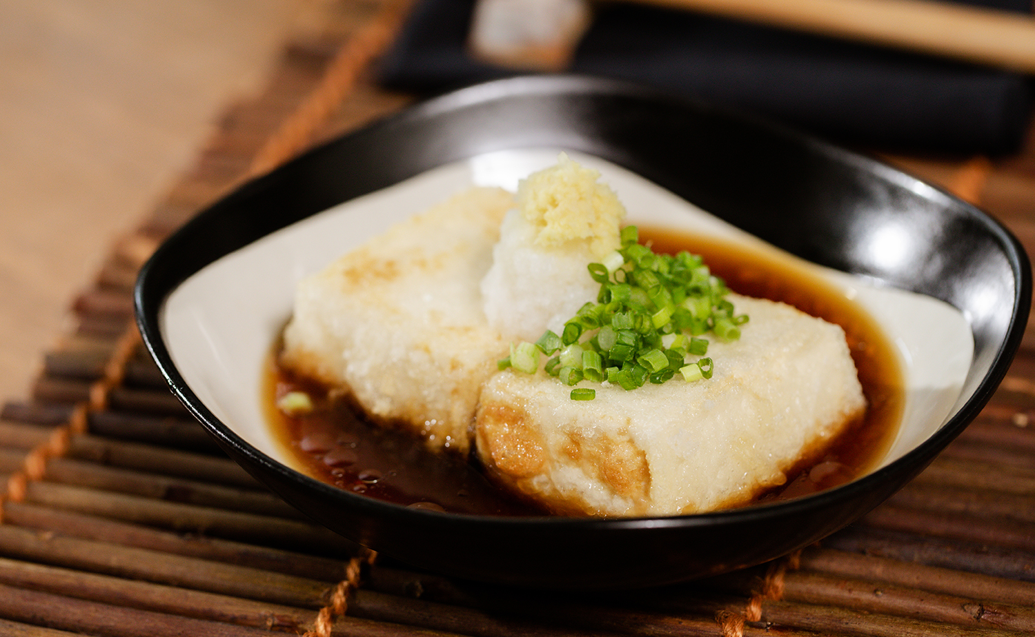 Agedashi Tofu (เต้าหู้ทอดอาเกะดาชิ)