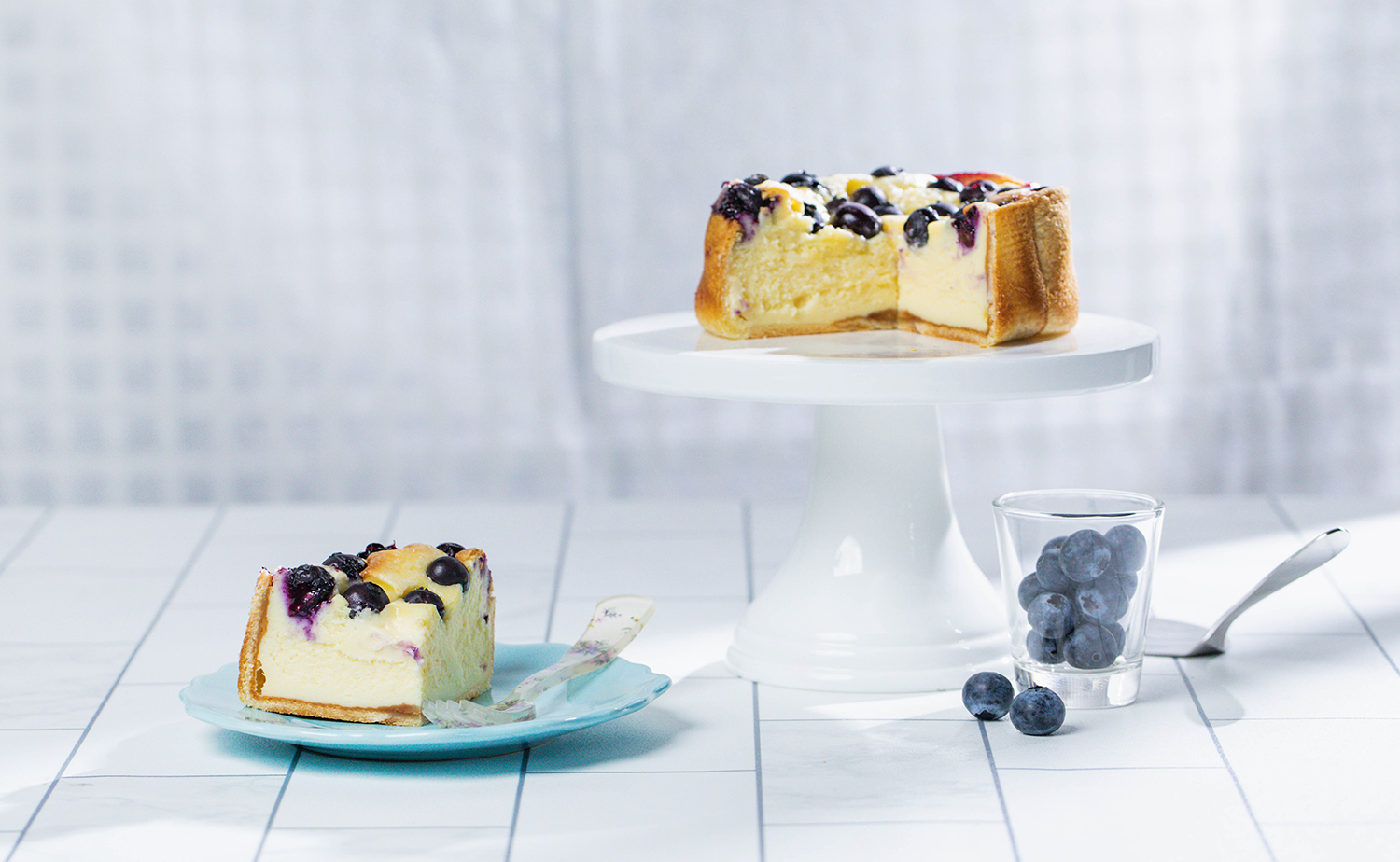 Blueberry Cheesecake (บลูเบอร์รี่ชีสเค้ก)