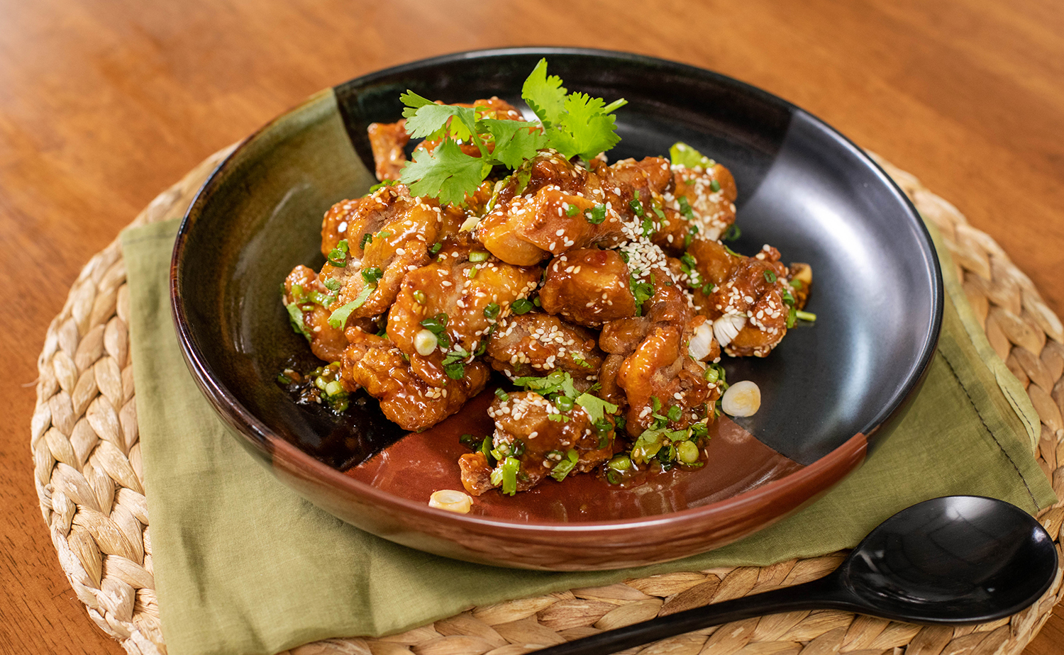 Thai Sukiyaki Fried Chicken (ไก่ทอดซอสสุกี้)