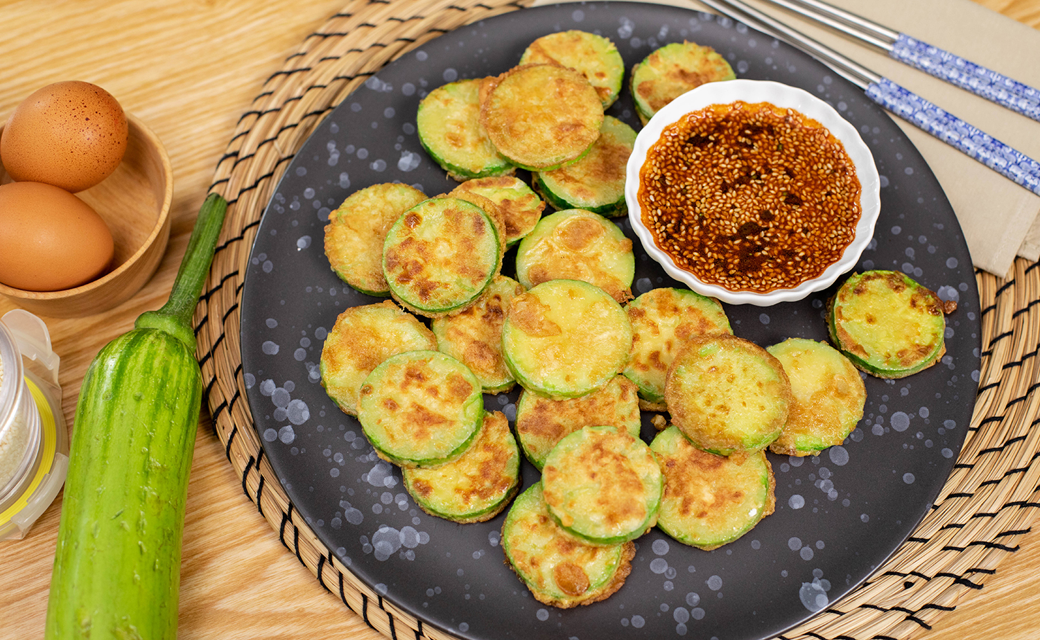 Hobak Jeon (ซูกินีทอดเกาหลี)