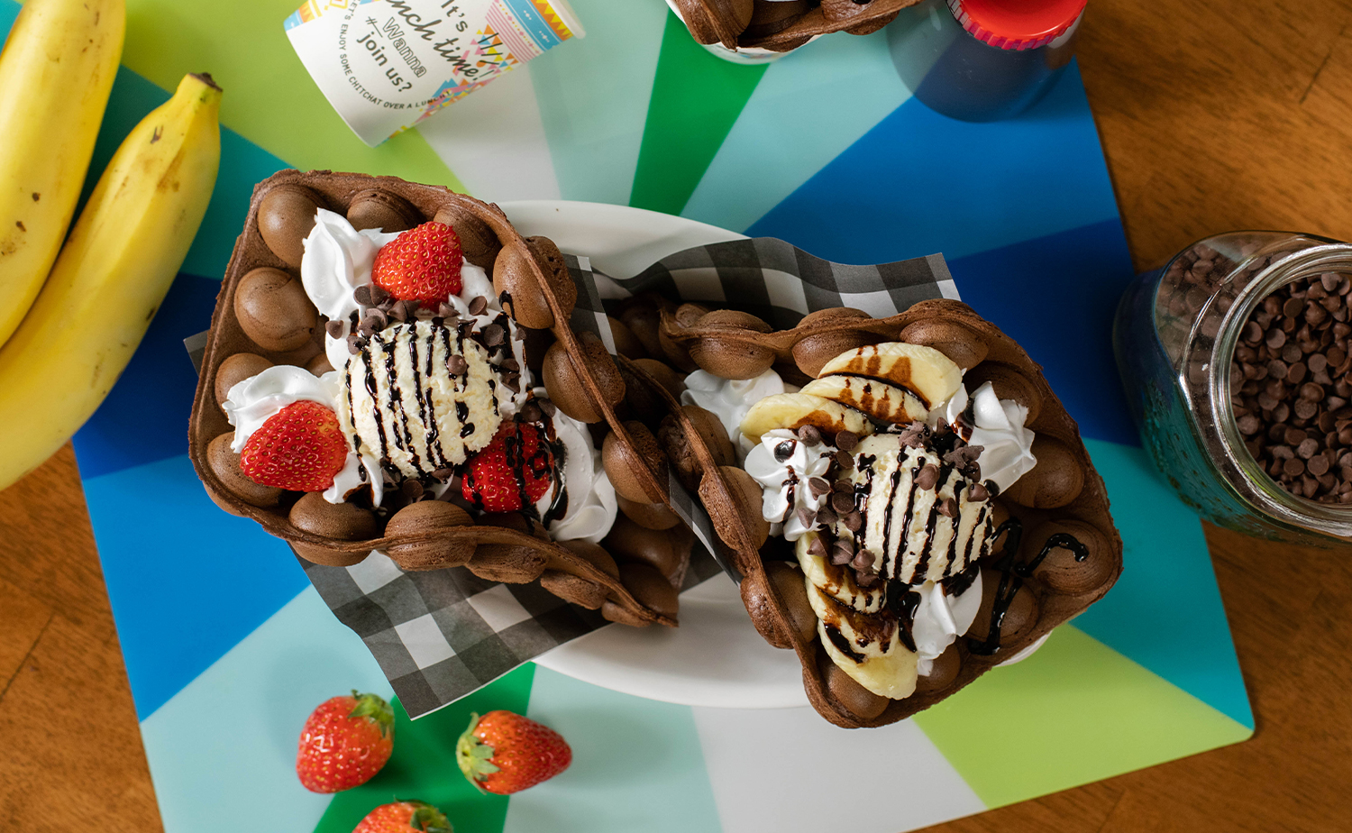 Cocoa Hong Kong Waffle (โกโก้วาฟเฟิลฮ่องกง)
