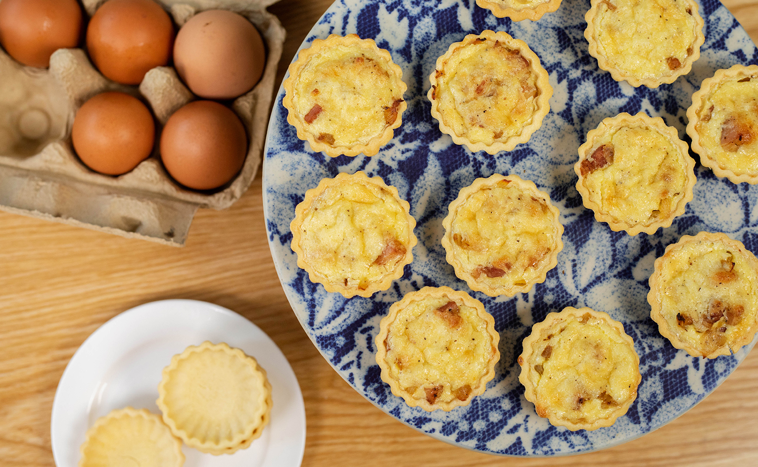 Mini Quiche Lorraine (มินิคีชลอเรน)