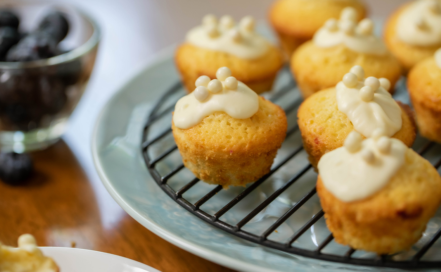 Blueberry Baby Cakes (บลูเบอร์รีเบบี้เค้ก)