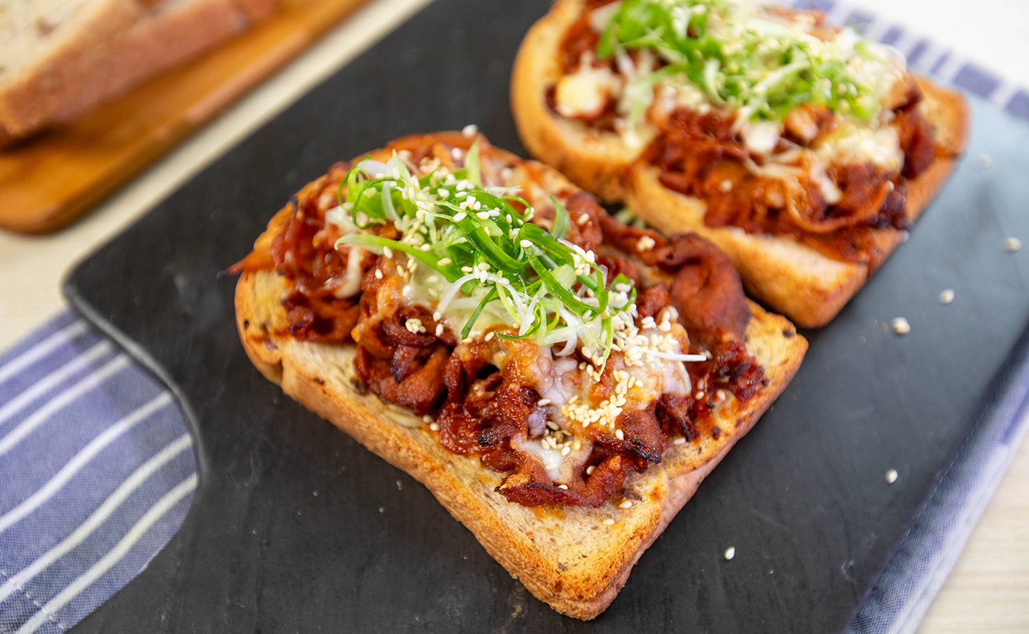 Pork Bulgogi Toast (ขนมปังหน้าหมูบูลโกกิ)