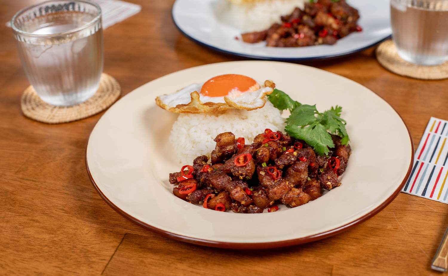 Stir-fried Five Spiced Pork Belly with Chilli & Garlic (พะโล้สามชั้นผัด ...