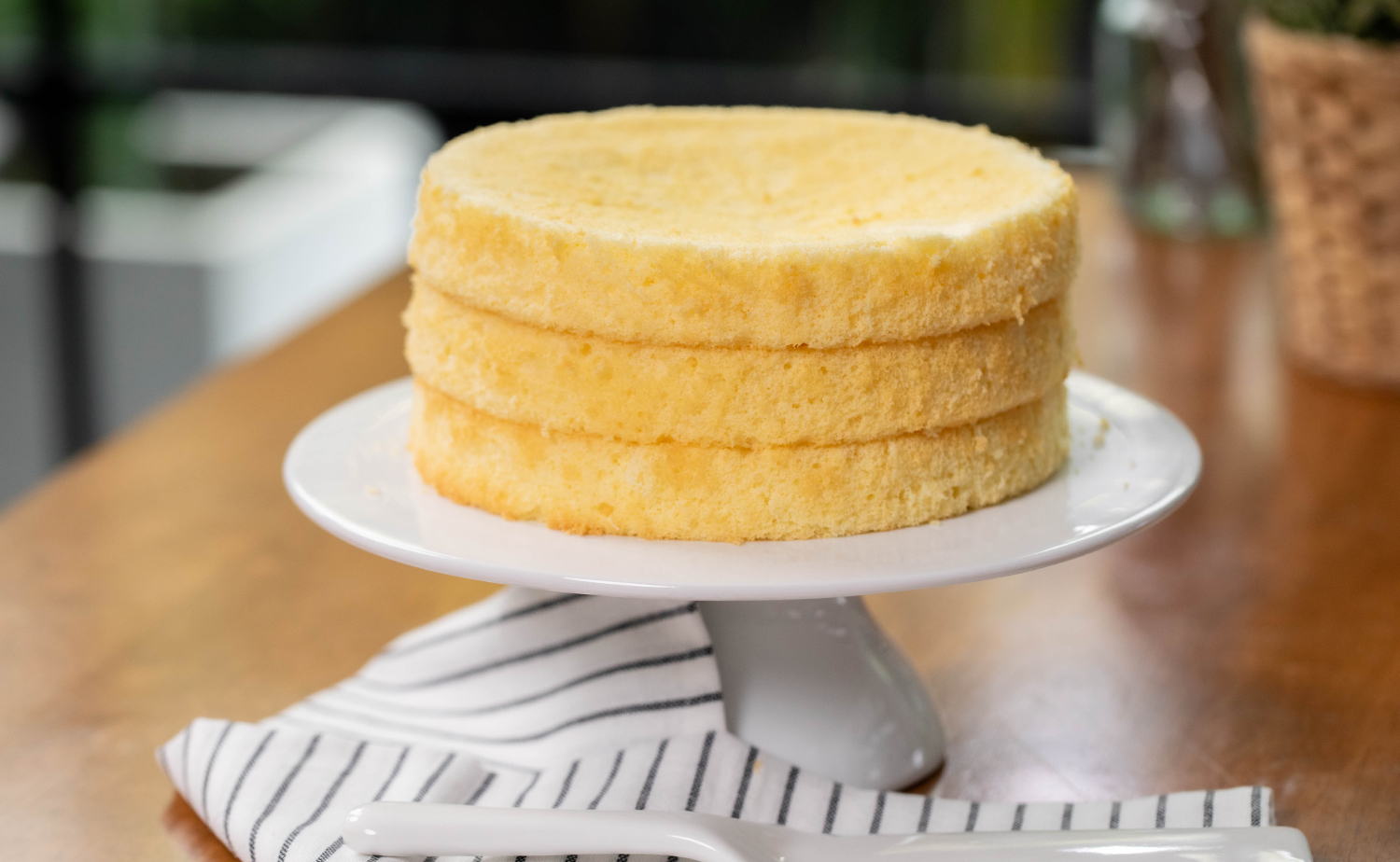 Basic Sponge Cake (เค้กสปันจ์พื้นฐาน)