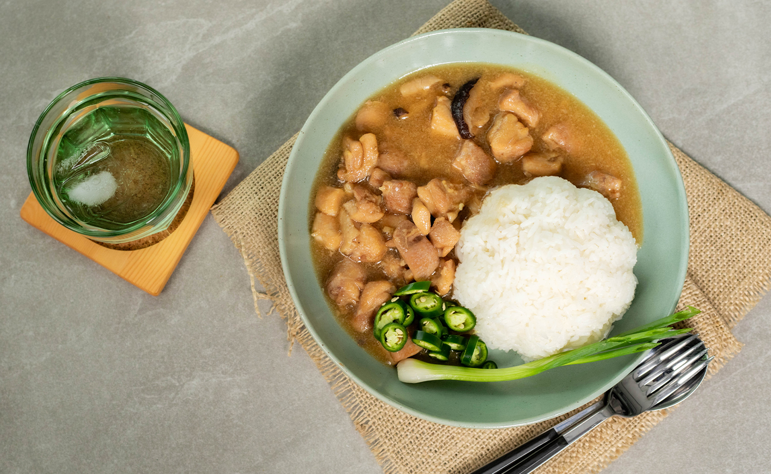 Instant Pot ข้าวหน้าไก่สไตล์ห้าแยก