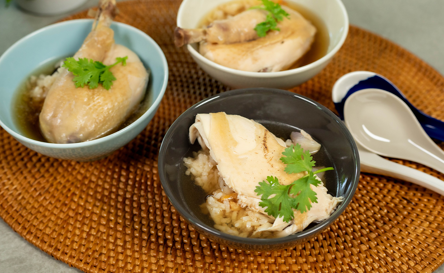 Instant Pot ข้าวไก่ตุ๋นเหล้าจีน