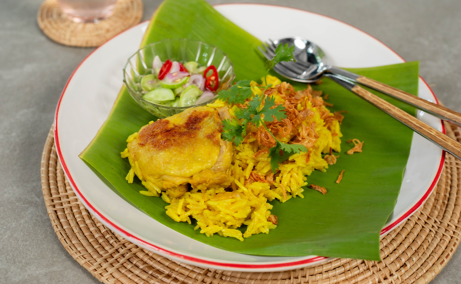Instant Pot ข้าวหมกไก่