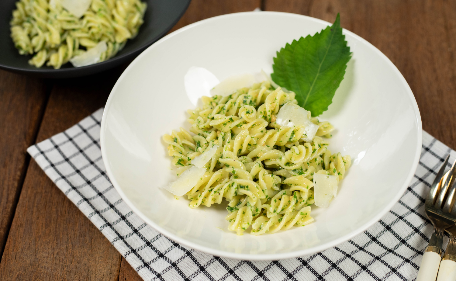 Shiso Pesto Pasta (พาสต้าเพสโต้ชิโสะ)