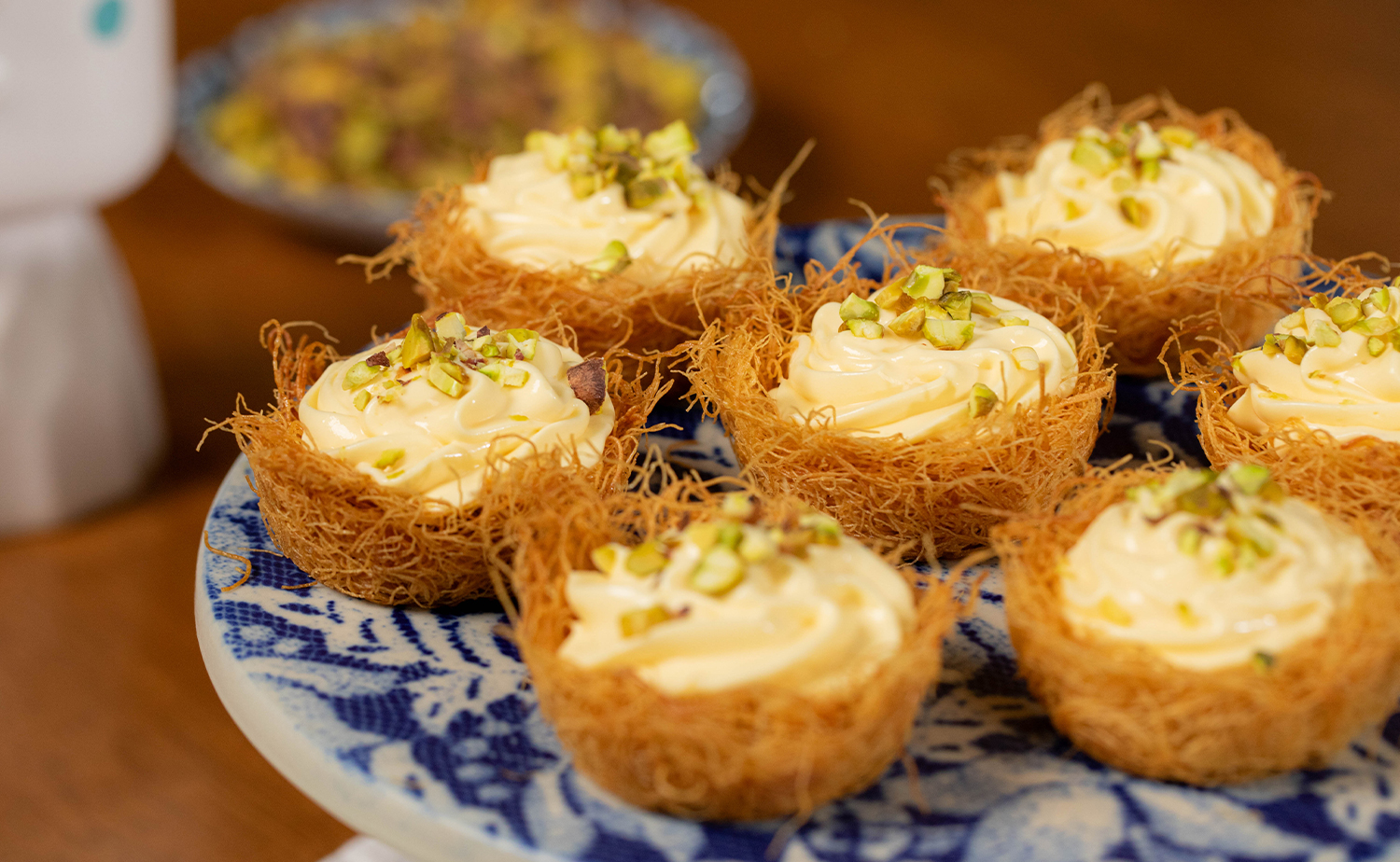 Orange Cream Cheese Kunafa Tart (คูนาฟ่าทาร์ตครีมชีสส้ม)