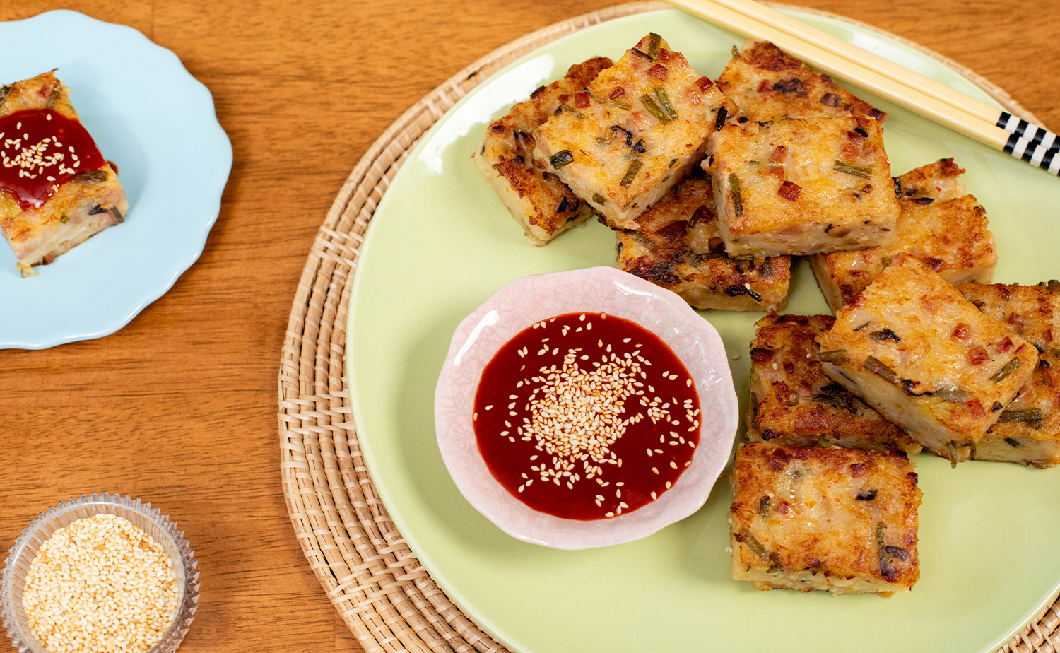 K-Radish Cake (ขนมผักกาดสไตล์เกาหลี)