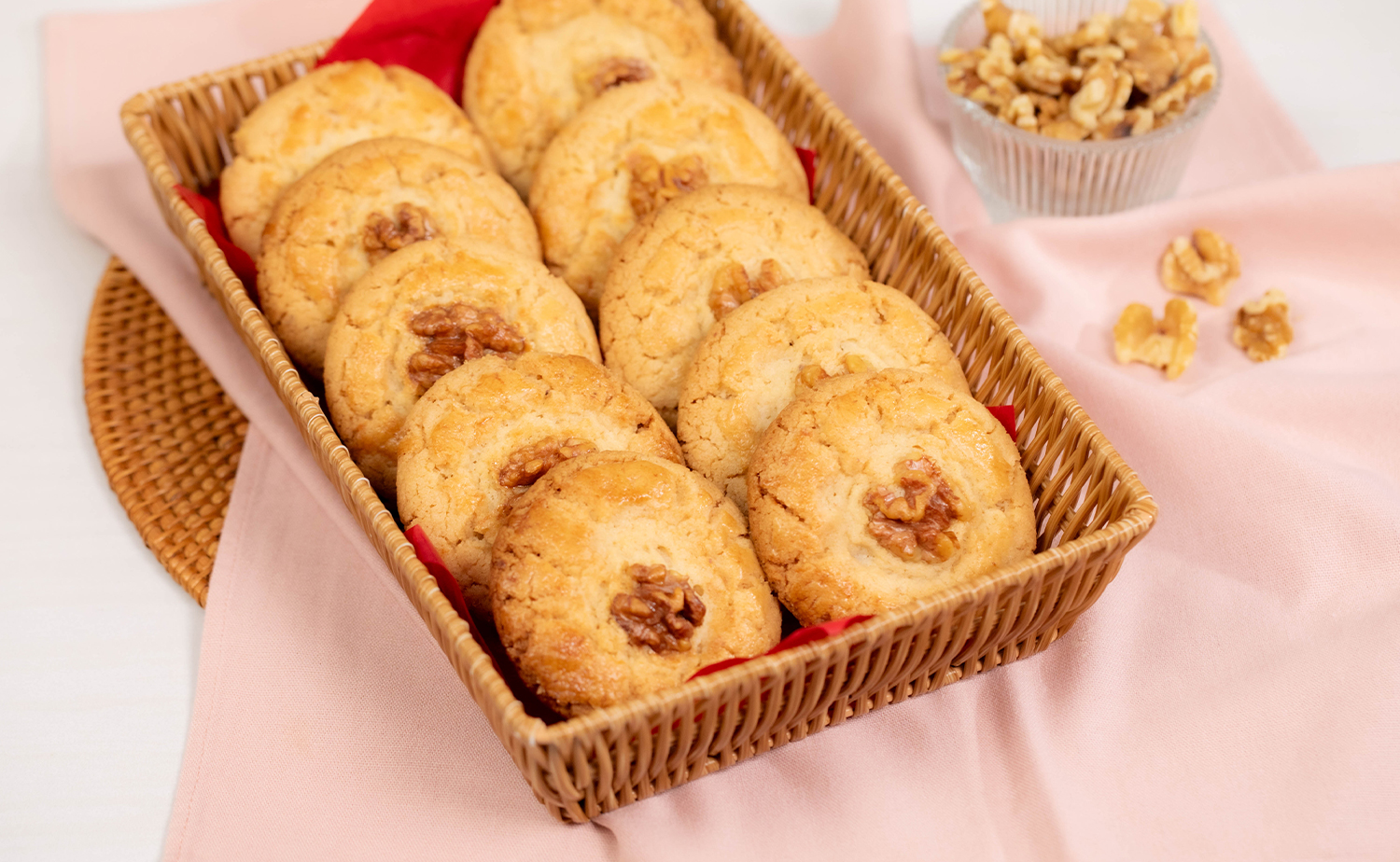 Chinese Walnut Cookies (คุกกี้วอลนัทสไตล์จีน)