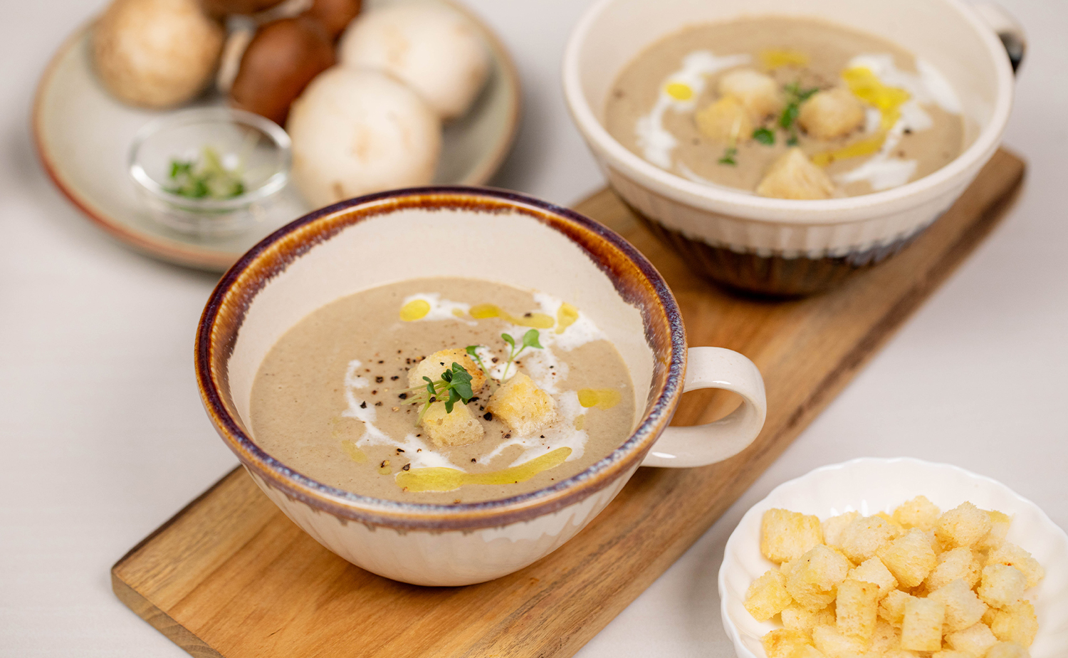 Mushroom Soup (ซุปข้นเห็ด)