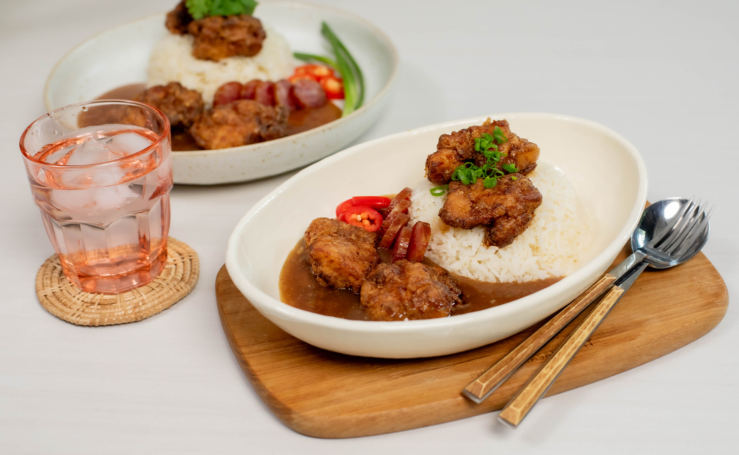 Miyazaki-Style Chicken Rice Bowl (ข้าวหน้าไก่ห้าแยกมิยาซากิ)