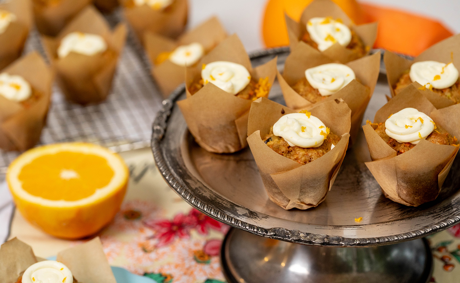 Mini Carrot Garden Muffins (มินิมัฟฟินแครอทการ์เด้น)