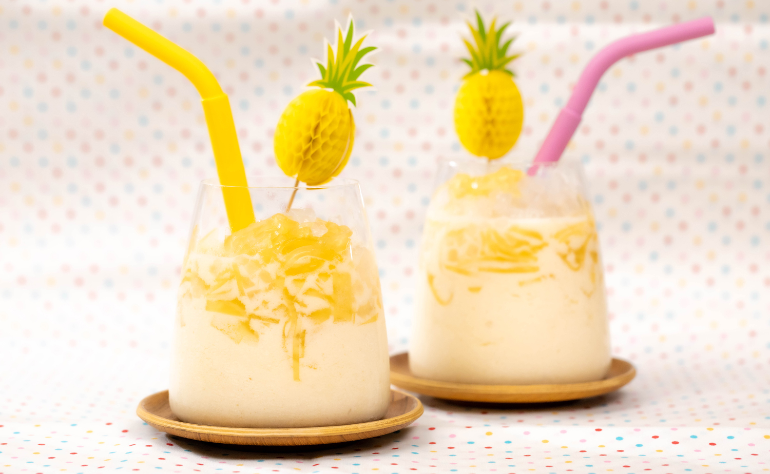 Pineapple Coconut Frappe (สับปะรดกะทิสดปั่น)